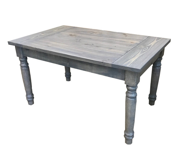 Grey English Farmhouse Table – Ezekiel and Stearns