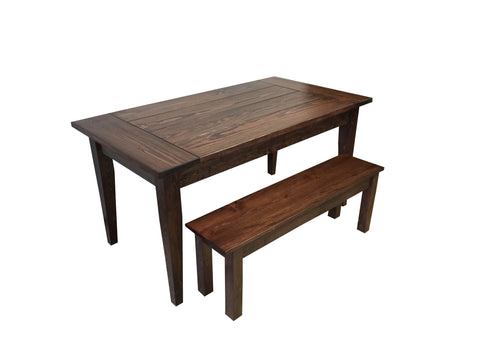 Red Mahogany Lodge Table – Ezekiel and Stearns